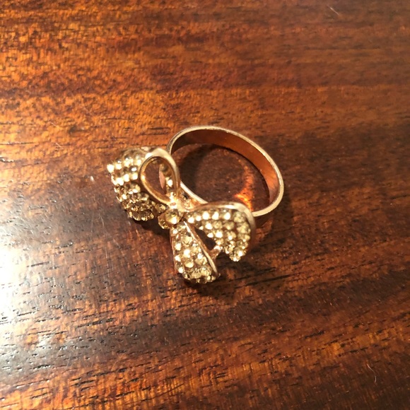 Jewelry | Rose Gold Bow Ring | Poshmark